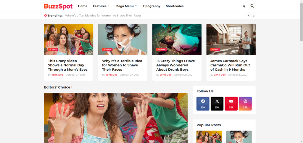 BuzzSpot Premium Blogger Theme Review : Should You Use It Or Not ...